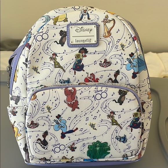 Loungefly | Accessories | Loungefly Kids Backpack White And Purple ...